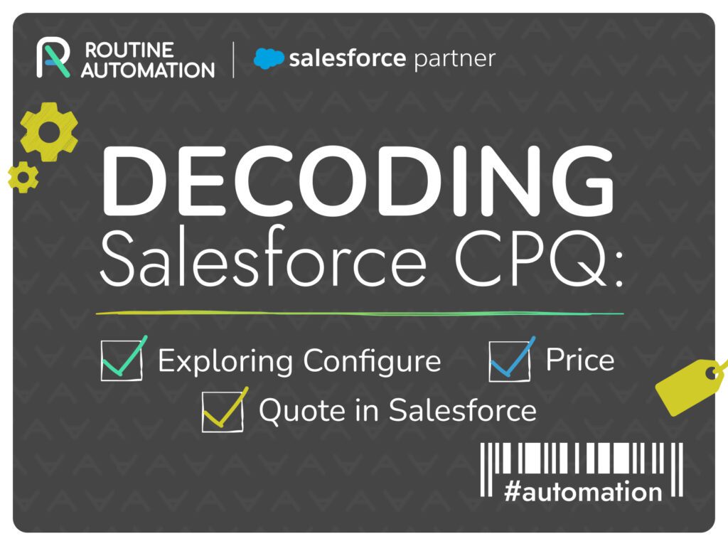 Decoding Salesforce Cpq Dive Into Configure Price Quote Routine