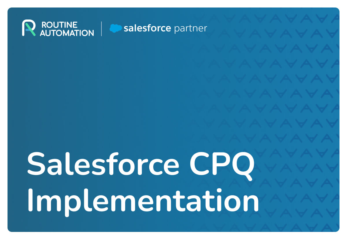Salesforce CPQ Implementation | RA