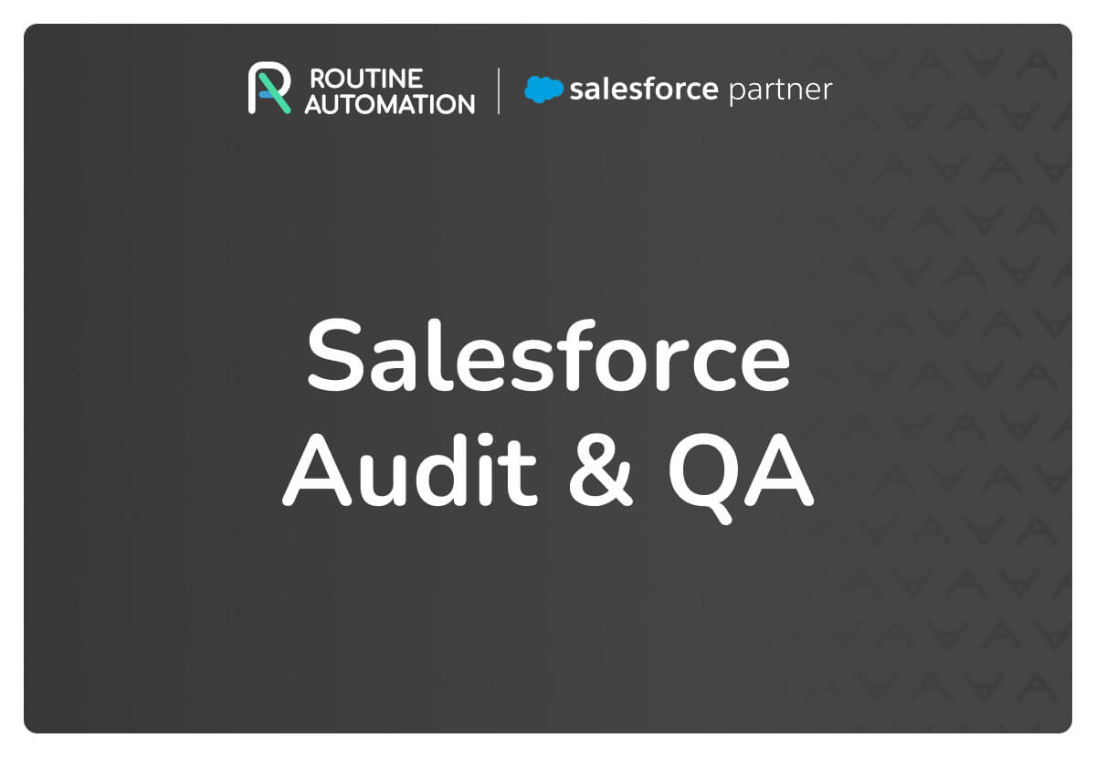 Salesforce Audit and Quality Assurance Services | RA